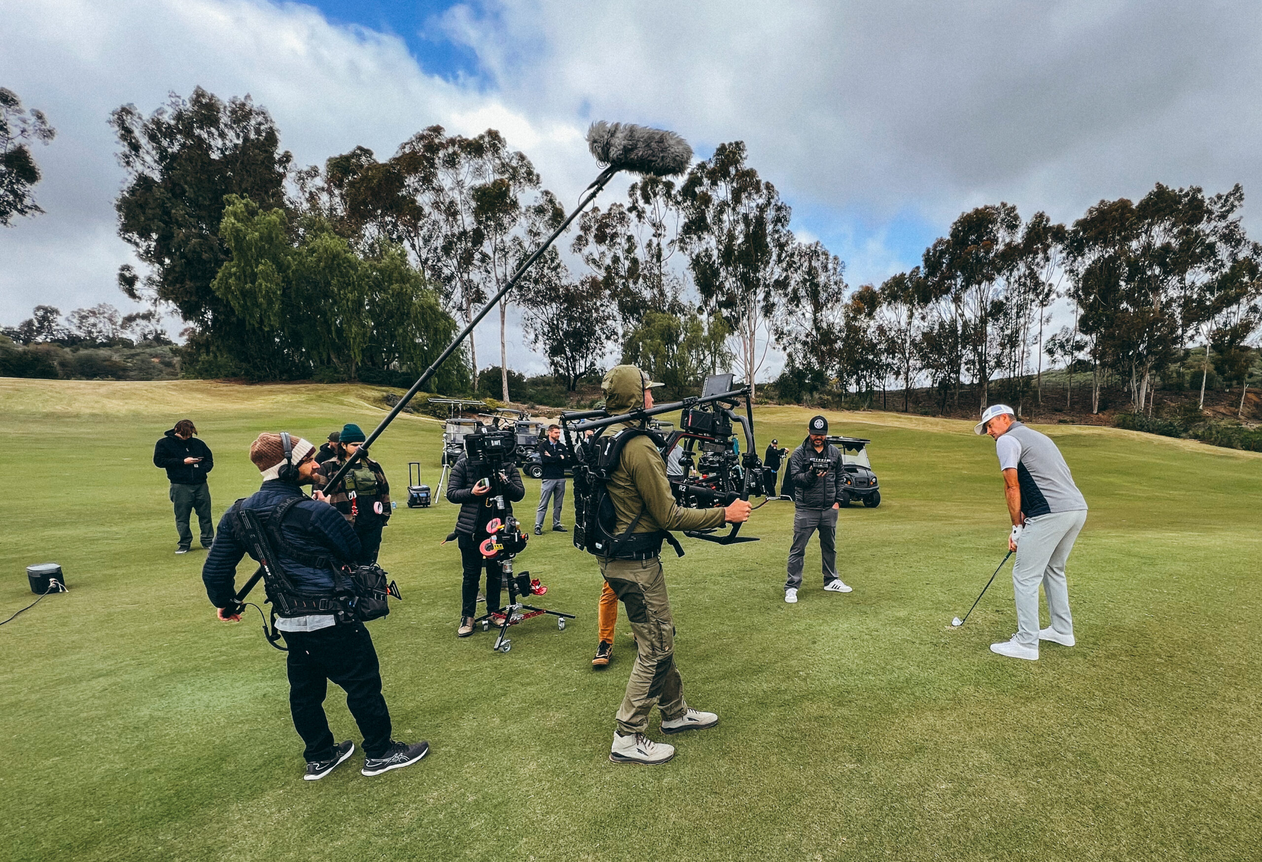 Behind the Scenes: Filming "Ballmarker" with Justin Rose • VISION5 ...